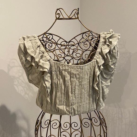 Surf Gypsy | Tops | Surf Gypsy Small Light Sage Crop Top | Poshmark